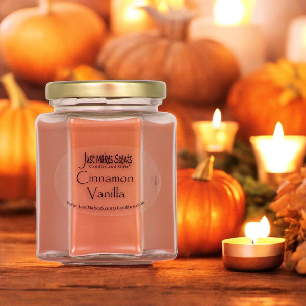 Cinnamon Vanilla Scented Candle - Just Makes Scents Candles and Gifts